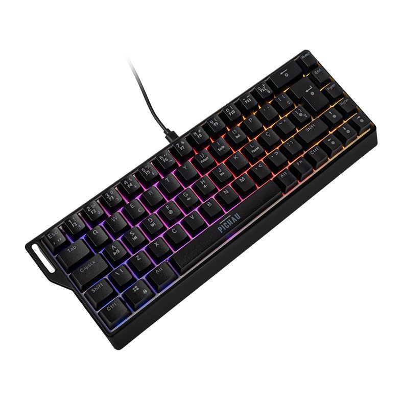 Teclado Magnetico Pichau Virgo Pro, RGB, Switch Vermelho, Preto ...